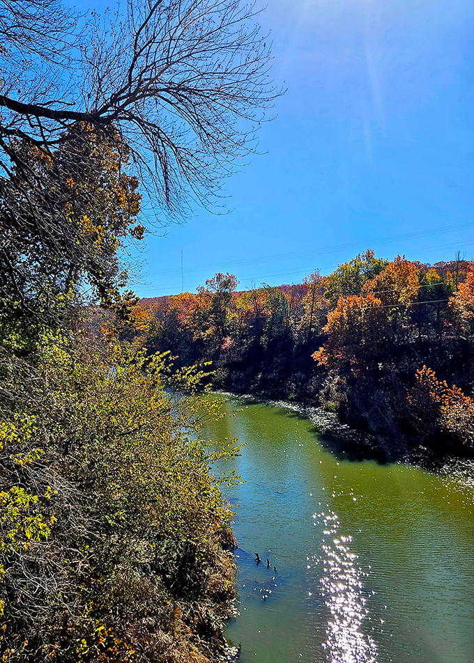 Fall paints the Osage hills in a palette that would make Bob Ross reach for his brushes&mdash;happy little trees indeed.