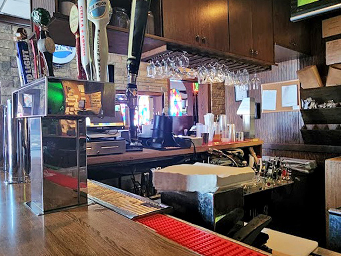 Behind every great neighborhood pub is a bar stocked with liquid courage and neon signs that say "you're among friends."