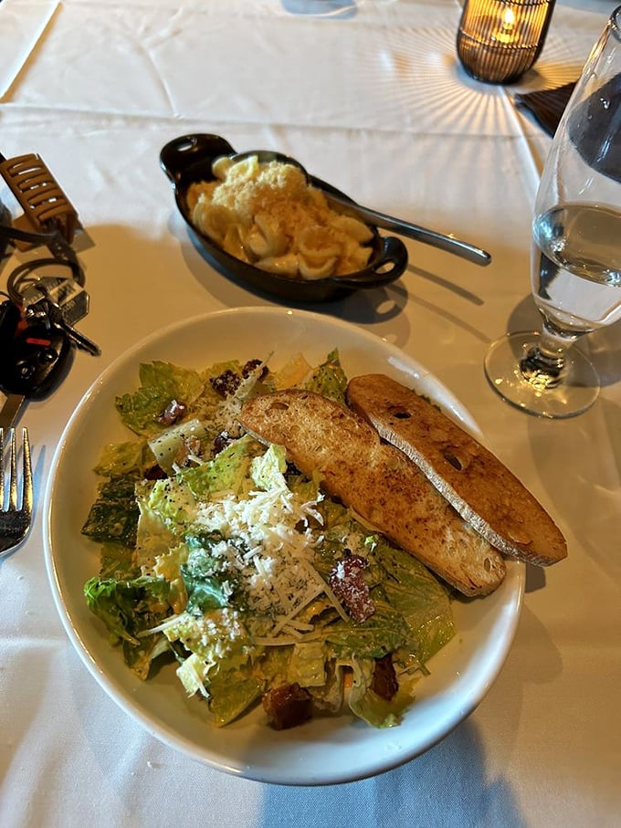 Caesar salad and mac & cheese &ndash; comfort food classics elevated to fine dining status. Sometimes the familiar becomes extraordinary.