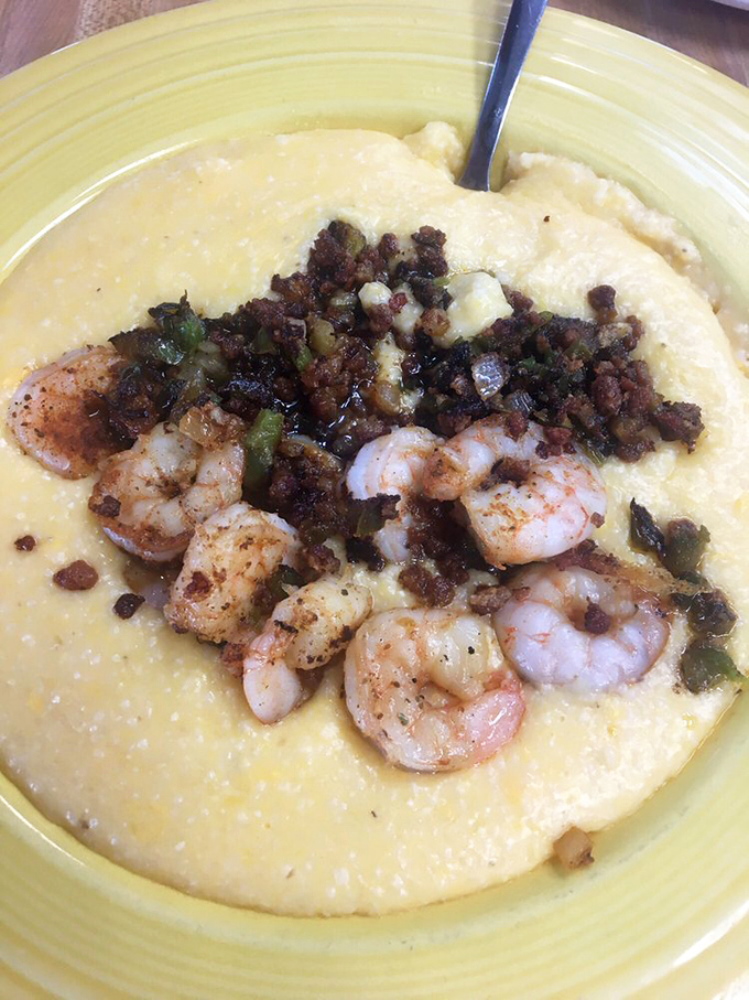 Shrimp and grits&mdash;the dish that makes Yankees finally understand why Southerners are so darn proud of their breakfast traditions.