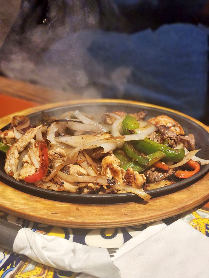 Sizzling fajitas&mdash;the dinner theater of Tex-Mex cuisine. The sound, the steam, the anticipation of assembly&mdash;it's the IKEA of food, but infinitely more satisfying.