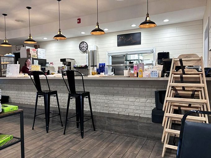 The counter area &ndash; where solo diners become part of the diner family and coffee refills flow as freely as conversation.