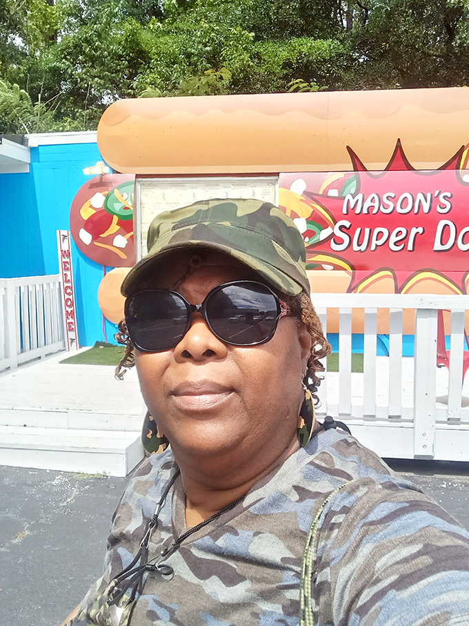 The food truck's exterior makes bold promises. Judging by the satisfied customers who make the pilgrimage, those promises are being kept.