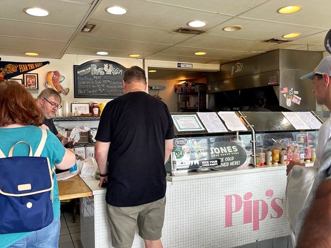 The universal language of waiting for great food: that mixture of anticipation and hunger that makes the first bite even more magical.