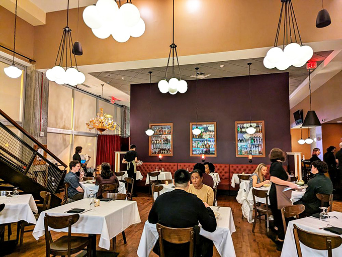 A dining room filled with the pleasant buzz of satisfaction &ndash; the universal sound of people making memories over exceptional food.