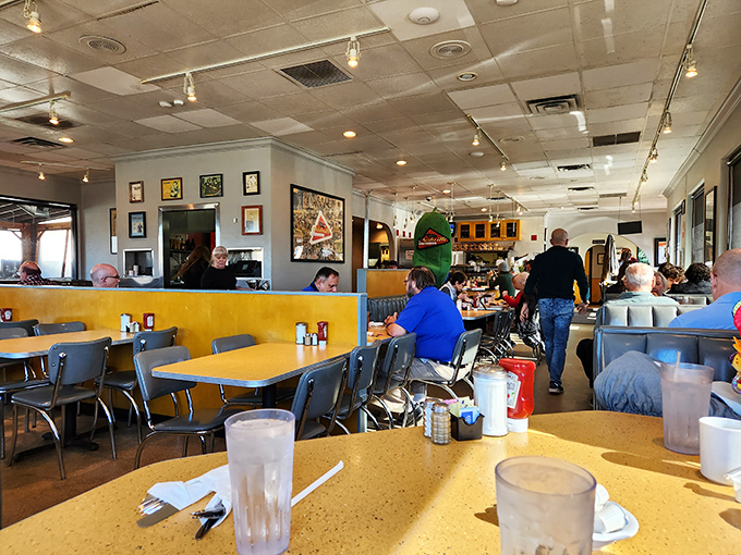 Where strangers become friends over coffee refills and the shared understanding that calories don't count when you're supporting local businesses.