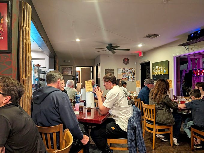 A packed house tells the real story. Diverse diners united by their love of authentic Native American cuisine in this humble Phoenix institution.
