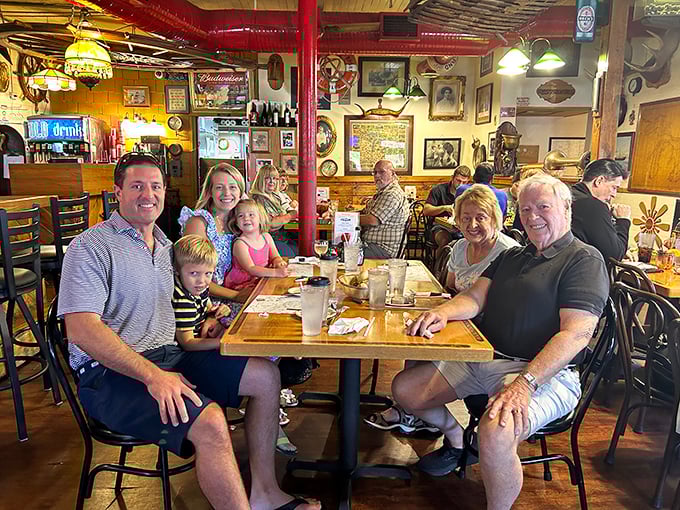 Three generations sharing one table&mdash;the true measure of a great restaurant. Food that brings families together is always in season.