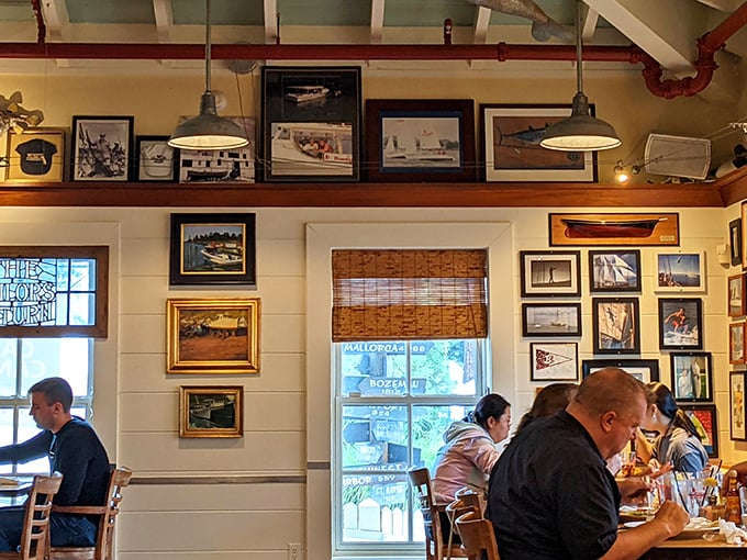 A restaurant where nautical photographs line the walls and patrons focus on what truly matters &ndash; exceptional food and good company.
