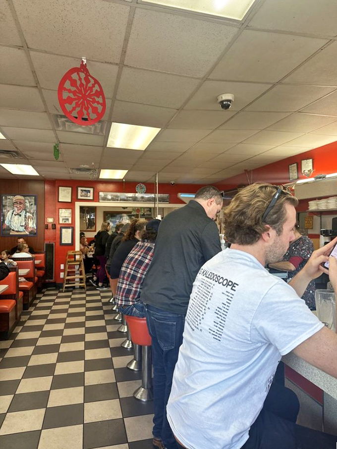 The counter culture is alive and well&mdash;a line of devoted diners perched on stools, participating in a ritual that's remained unchanged while the world outside spins madly on.