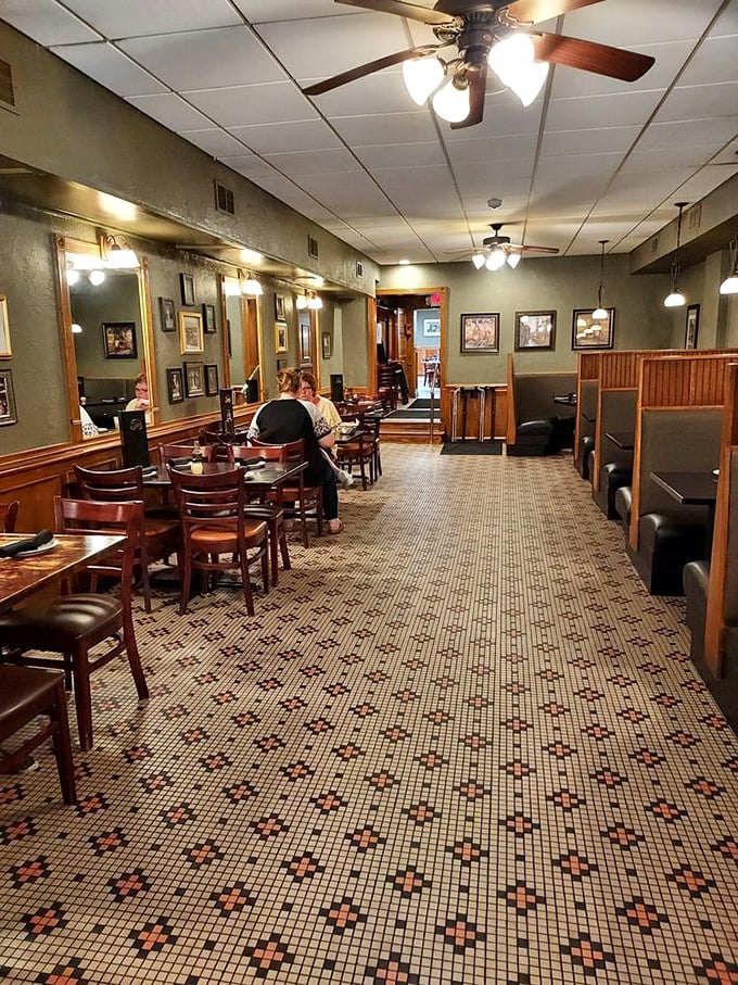 The dining room hums with satisfaction. That intricate tile floor has witnessed generations of "mmms" and "you've got to try this!"