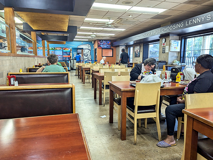 The dining room hums with the symphony of satisfaction&mdash;forks clinking, coffee pouring, and the occasional "oy vey" of delight from overstuffed patrons.