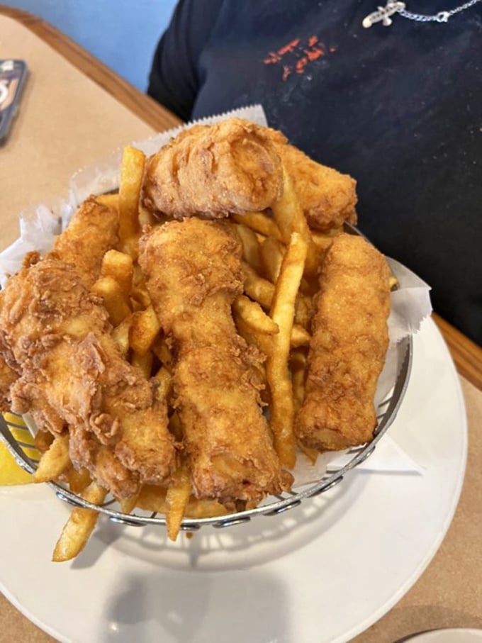 Fish and chips that crunch loud enough to turn heads &ndash; golden, glorious and demanding to be doused in malt vinegar.