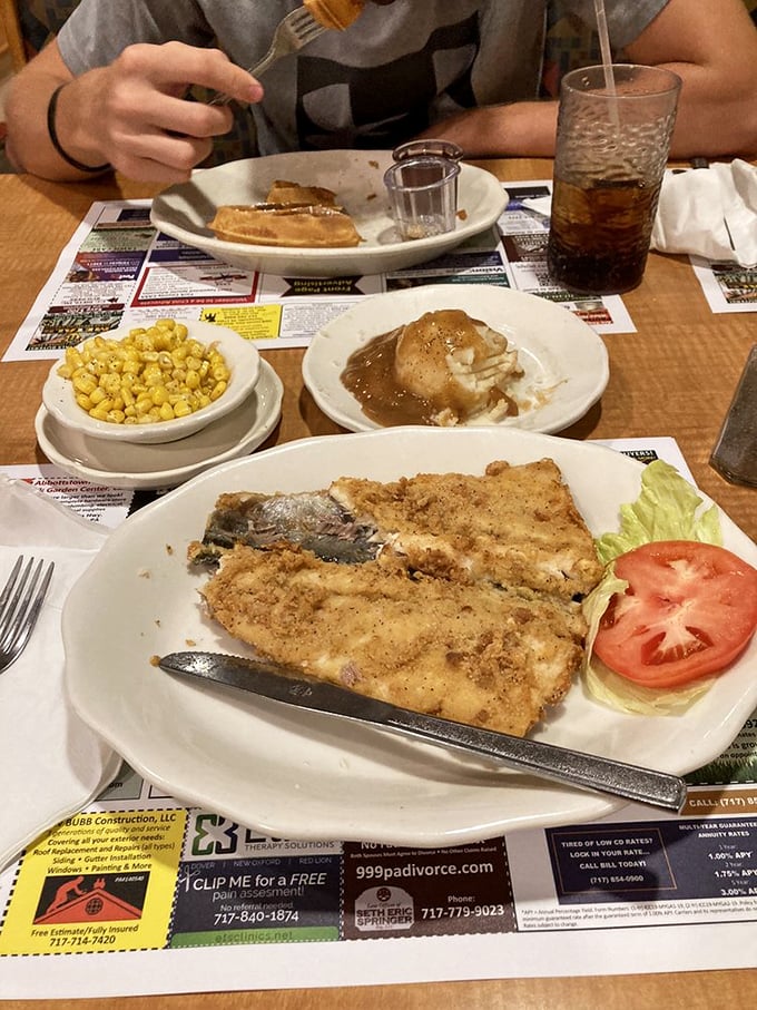 Crispy on the outside, flaky on the inside &ndash; this rainbow trout proves diners can do seafood with the best of them. 