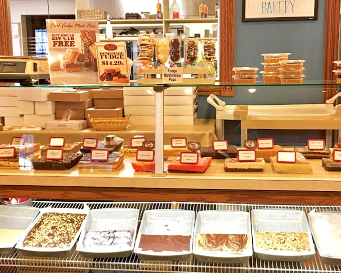 Fudge so fresh and tempting it should come with a warning label. Diet starts tomorrow, right?