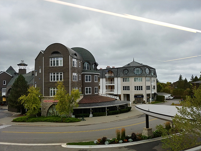 The Inn at Bay Harbor channels the grand hotel tradition with modern comforts. It's like Downton Abbey decided to relocate to northern Michigan for better views.
