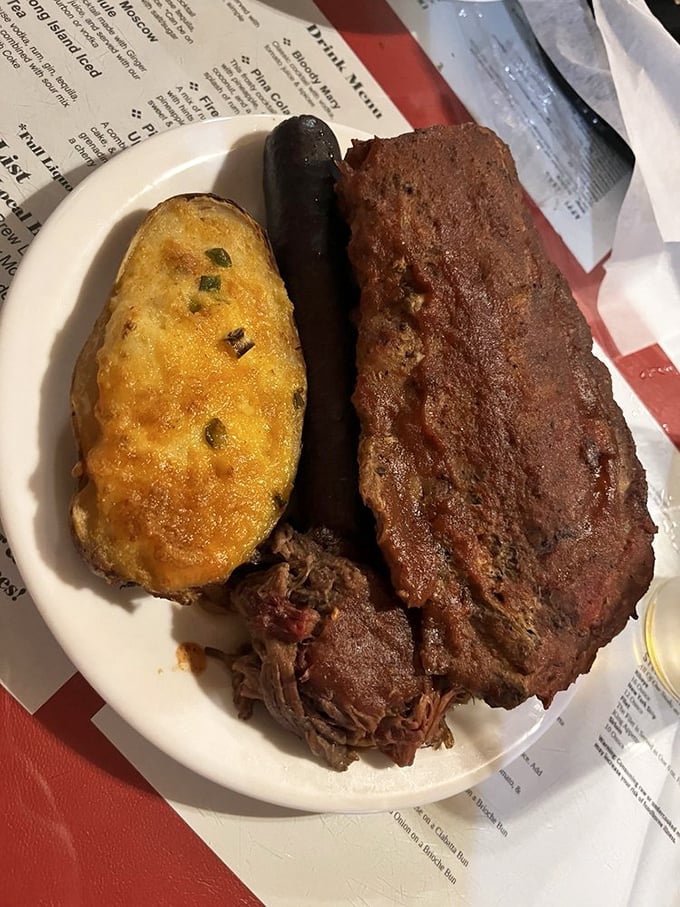 These ribs don't just fall off the bone&mdash;they practically jump off with joy, bringing along that smoky, saucy goodness that stains shirts but steals hearts.