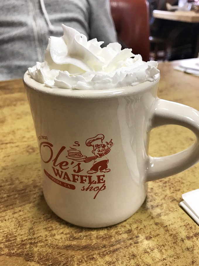 That's not just whipped cream on hot chocolate&mdash;it's the literal cherry on top of Ole's commitment to doing simple things extraordinarily well. 