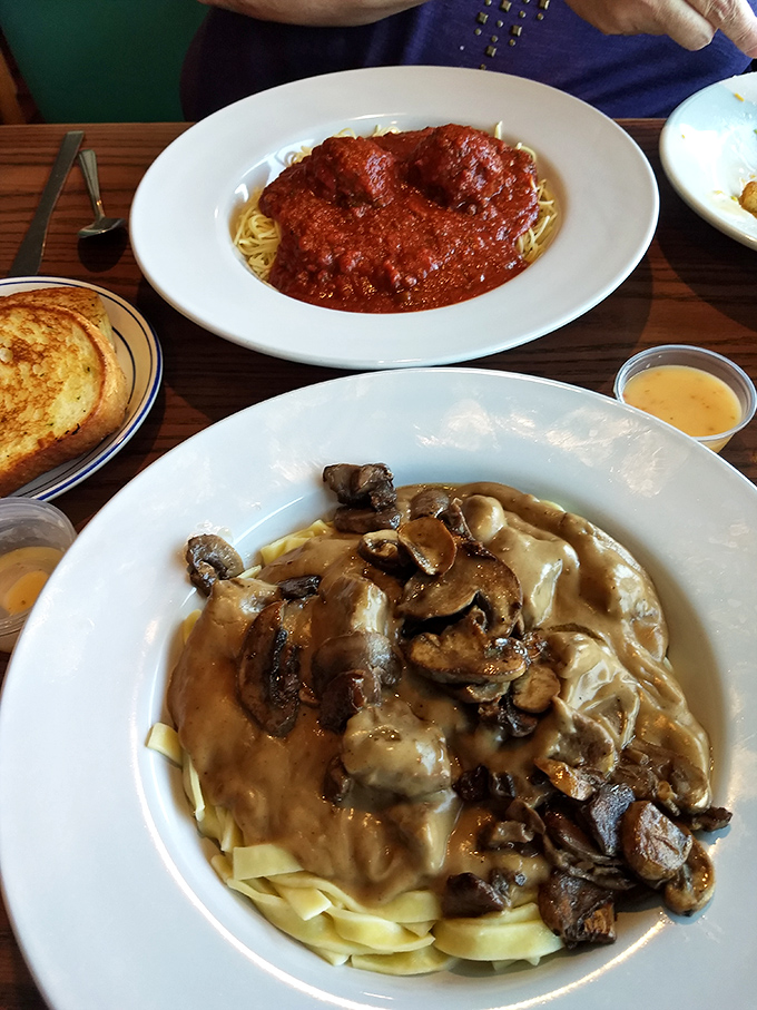 
These aren't just pasta dishes&mdash;they're comfort in carbohydrate form, where red sauce competes with mushroom gravy for the title of "Most Likely to Make You Lick the Plate."