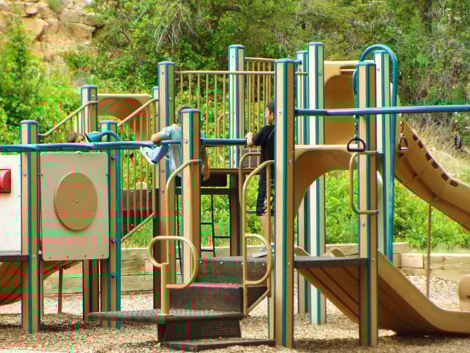 Kids understand instinctively what adults forget: sometimes the best adventures happen on the simplest playgrounds, surrounded by natural wonders.