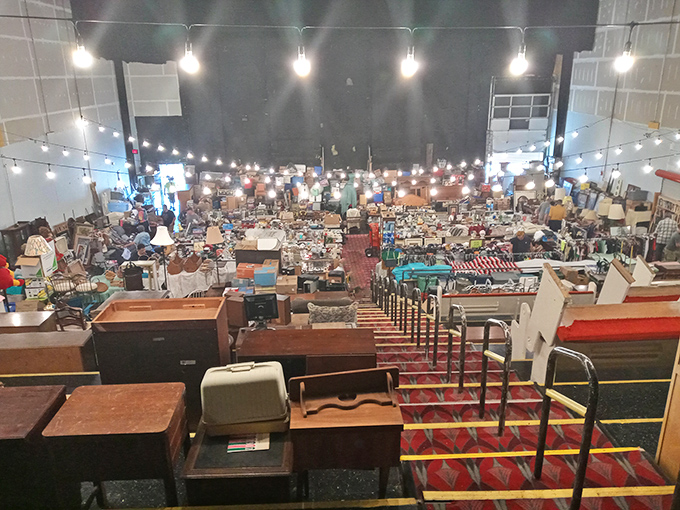 The sheer magnitude of furniture and household goods makes you wonder if entire neighborhoods decided to downsize on the same weekend.