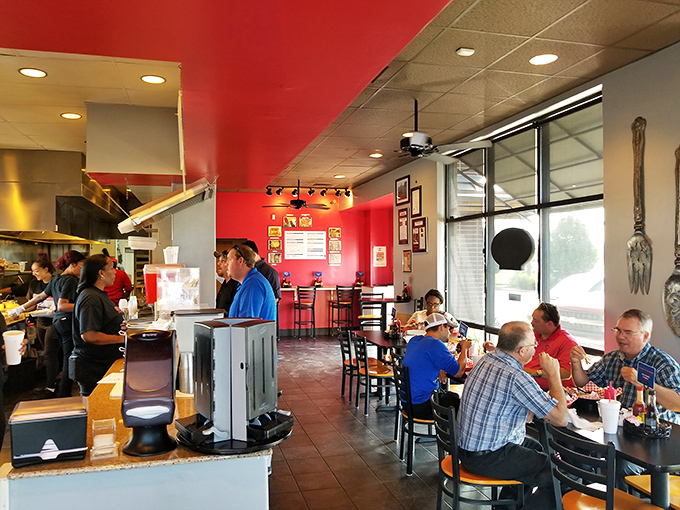 Where the magic happens – the open kitchen concept lets you witness seafood alchemy in real time.