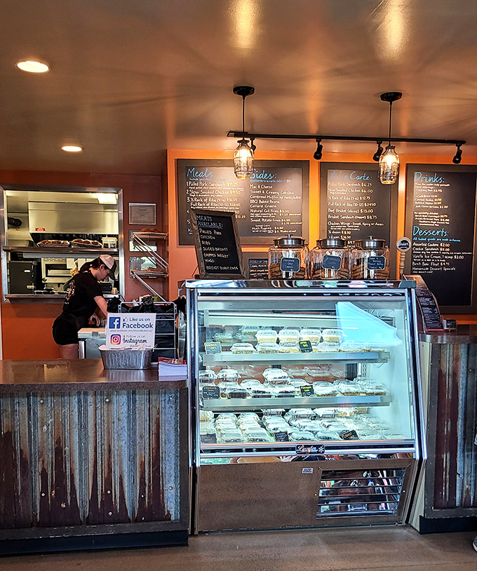 Where barbecue magic happens. The counter staff are like barbecue sommeliers, guiding you through your smoky journey with expertise and warmth. 