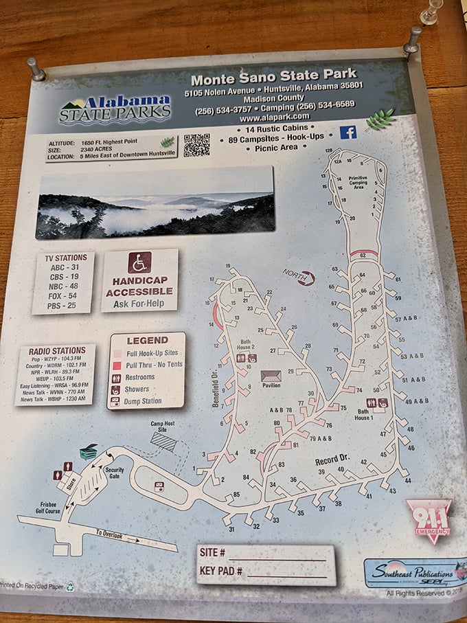 The treasure map to 2,140 acres of natural splendor. Unlike your smartphone, this never loses signal or runs out of battery.