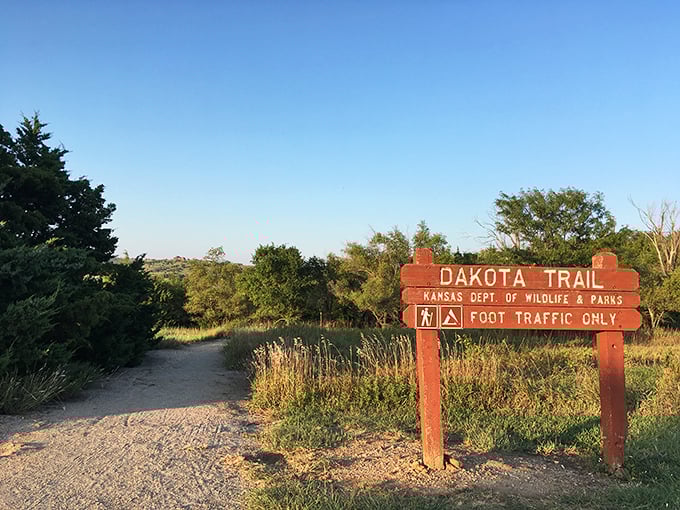 The Dakota Trail beckons with promises of discovery. Follow this path and find yourself transported to a wilder, more peaceful Kansas.
