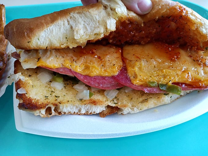 That sandwich isn't just lunch&mdash;it's architecture. Layers of Italian goodness stacked with the precision of a Jenga master.