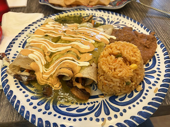 The outdoor seating might be simple, but there's something magical about enjoying authentic Mexican food under the Pennsylvania sky.