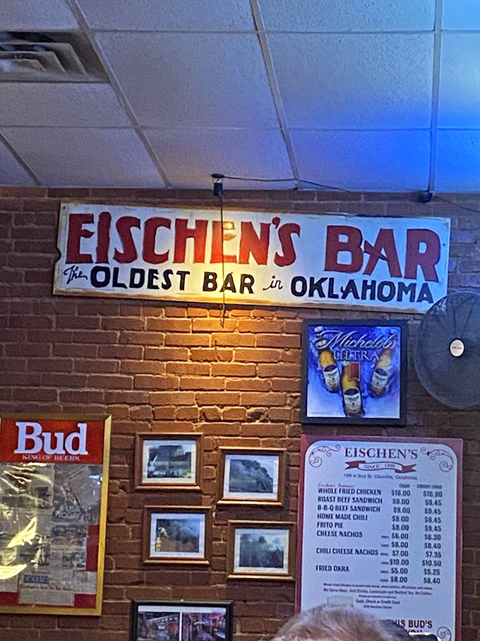 "The Oldest Bar in Oklahoma" isn't just a claim&mdash;it's heritage. Those brick walls could tell stories that would make your grandparents blush.