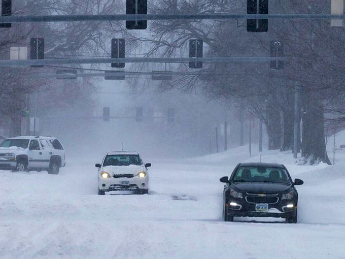 Fall foliage frames the Big Blue River in a display that makes you wonder why people pay premium prices to see the same show in New England.