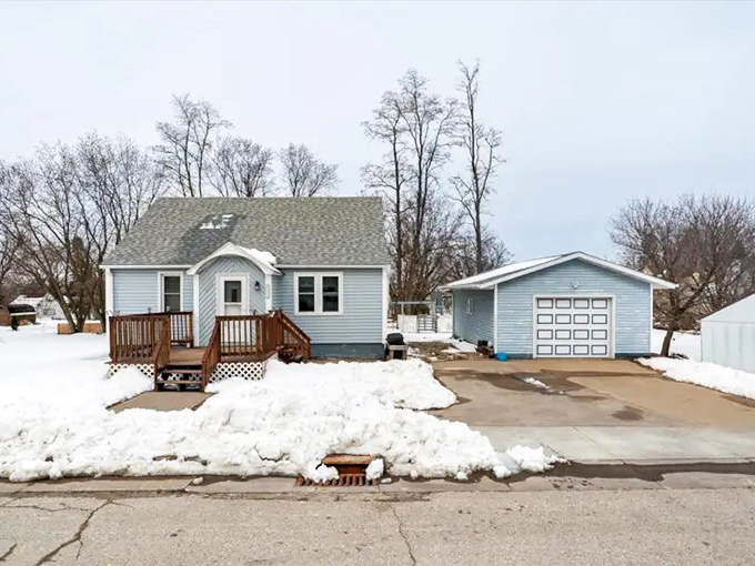Concert lights and pyrotechnics suggest that even in rural Wisconsin, Saturday nights can still bring unexpected moments of spectacle and celebration.