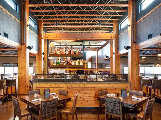 A bar built for those who appreciate both craftsmanship and craft cocktails. That woodwork isn't showing off&mdash;okay, maybe it's showing off a little.