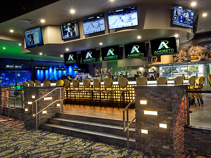 This isn't just a bar&mdash;it's mission control for adults needing liquid courage before challenging their teenagers to races they'll inevitably lose.