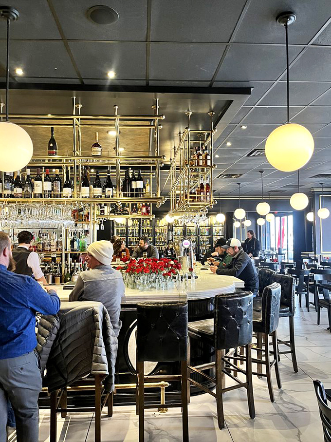 The bar at Georges isn't just where drinks are made&mdash;it's where strangers become friends over shared recommendations.