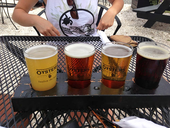 A flight of local brews&mdash;because what pairs better with world-class seafood than Virginia craft beer? The answer is nothing.