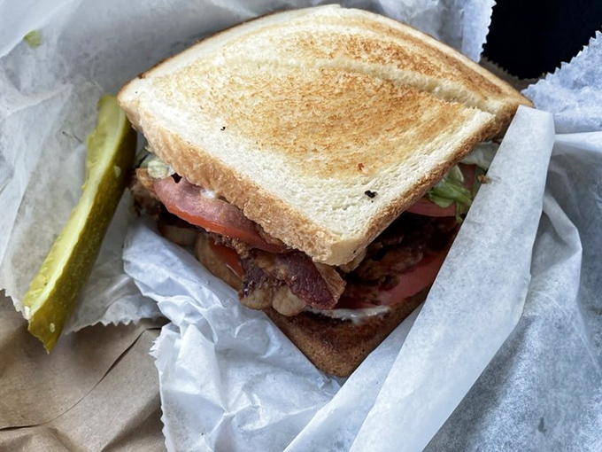 This isn't just a sandwich&mdash;it's edible architecture where each layer knows its role in the magnificent performance that is lunch.