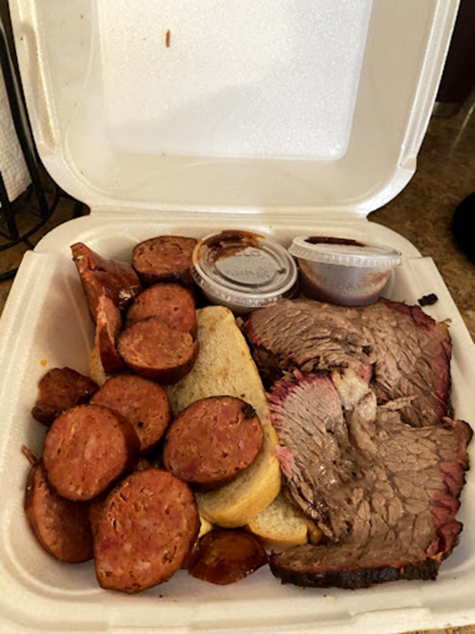 Brisket and sausage &ndash; the dynamic duo of barbecue. Batman and Robin wish they had this kind of chemistry and smoke ring.