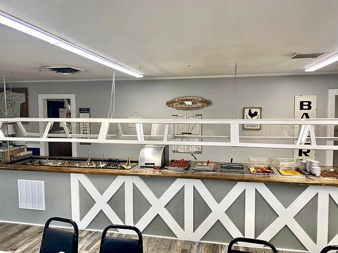 A buffet setup that says, "Go ahead, we dare you to try everything." The sneaky part? You actually want to.