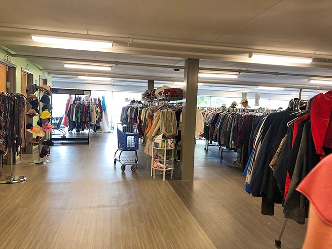 The thrifter's equivalent of an all-you-can-eat buffet &ndash; racks upon racks of options that require both strategy and stamina.