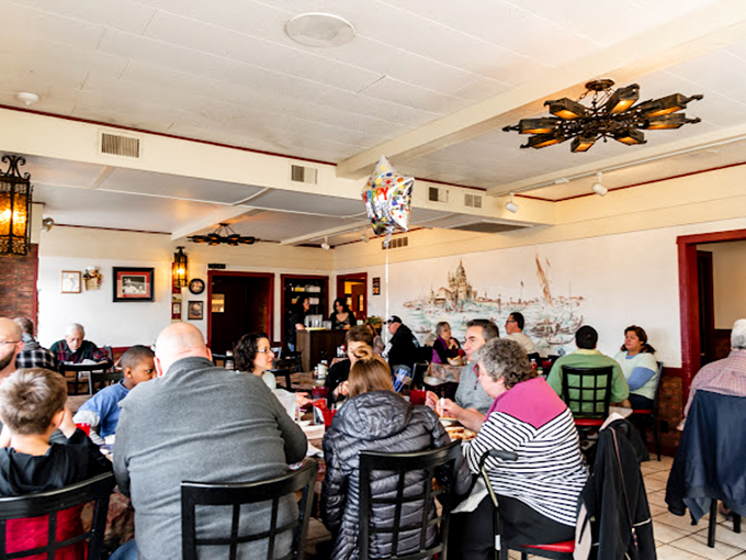 Luigi's dining room isn't just full of customers &ndash; it's a community of pasta pilgrims sharing in the secular sacrament of good food.