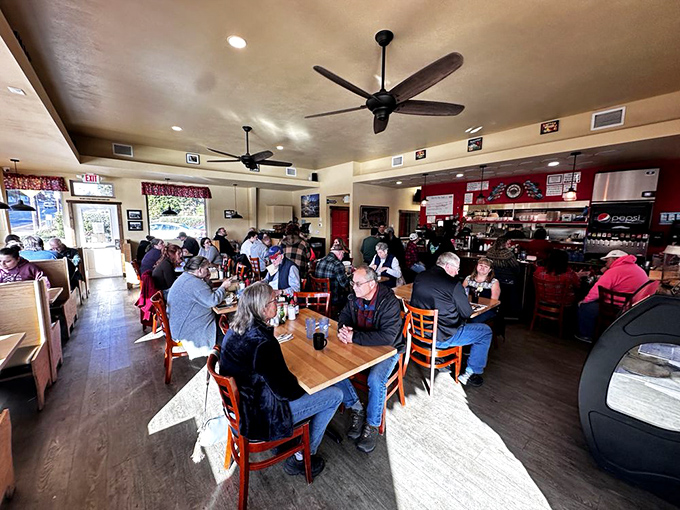 The happiest kind of waiting room. When every table is full, you know you've found a place that delivers on its promises.