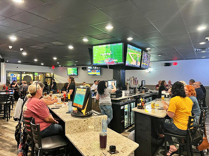 The dining room buzzes with the energy of people who've discovered what locals have known for years&mdash;this place delivers satisfaction without pretension. 