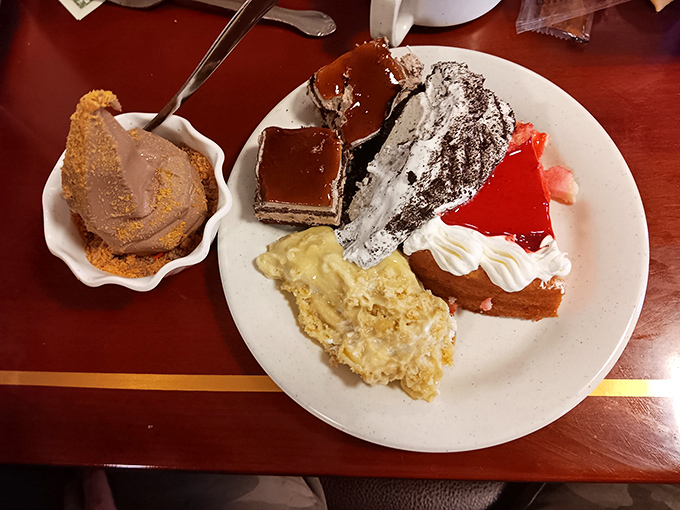 Dessert: the sweet finale to your buffet symphony. That cherry-topped cheesecake didn't come all this way to be ignored.