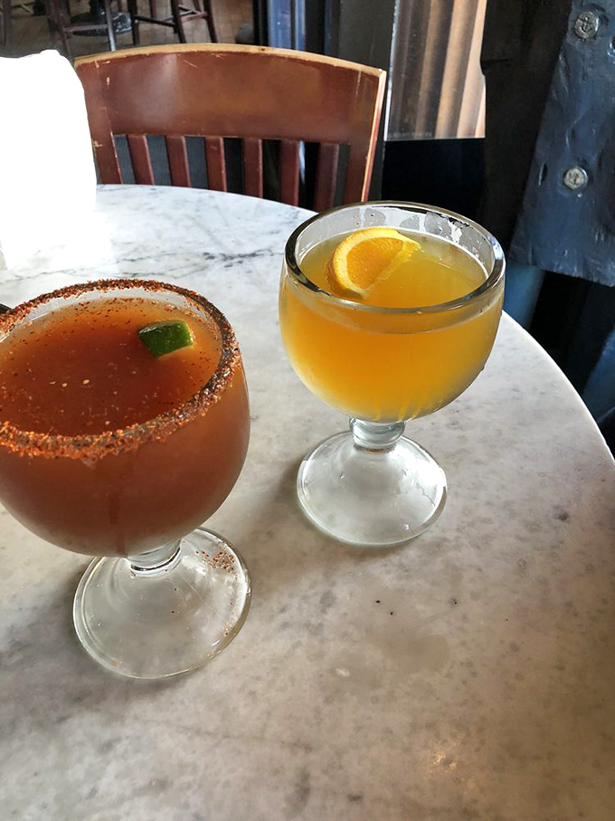 These aren't just drinks&mdash;they're liquid companions for your sandwich adventure. One spicy, one sweet, both ready to complement whatever you're about to devour.