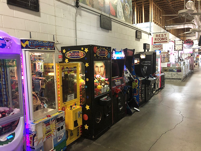 Arcade games and fortune tellers line the wall&mdash;because sometimes the treasure you find is just a moment of nostalgic joy.