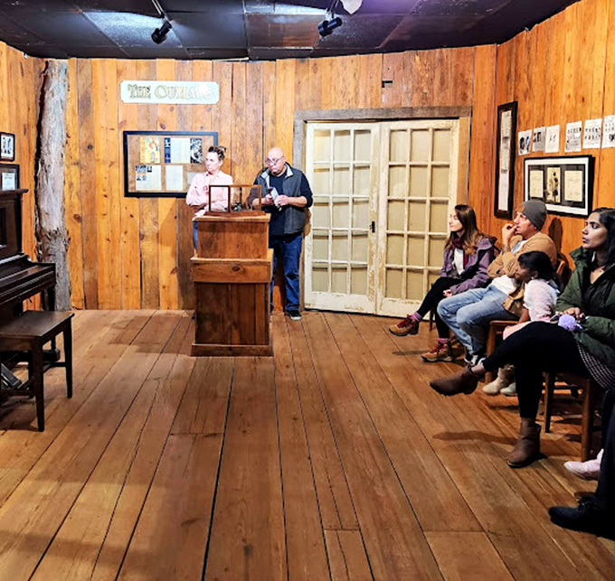 The "Outlaws" room transports visitors back to when Hot Springs was neutral territory&mdash;the Switzerland of American crime with better barbecue.