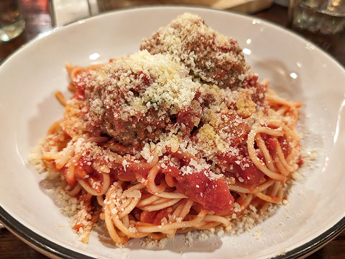 Classic spaghetti and meatballs that doesn't need to reinvent the wheel&mdash;it just needs to remind you why wheels were such a good idea in the first place.